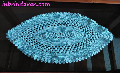 Crochet Table Runner GC07 • inbrindavan.com