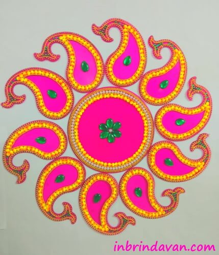 Designer Rangoli FC02 • inbrindavan.com