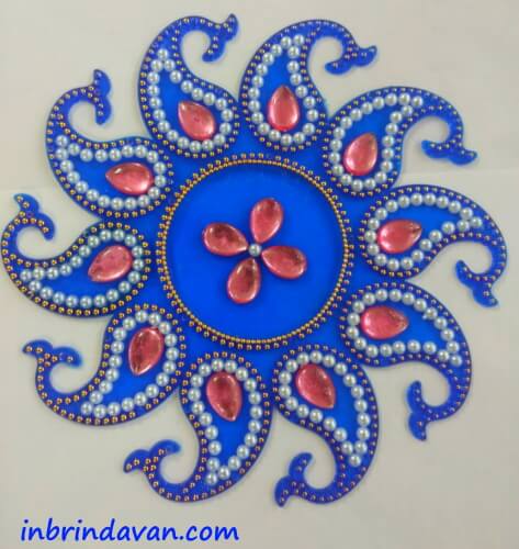 Designer Rangoli FC11 • inbrindavan.com