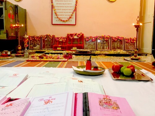 Chopda Pooja & Sharada Pooja • inbrindavan.com